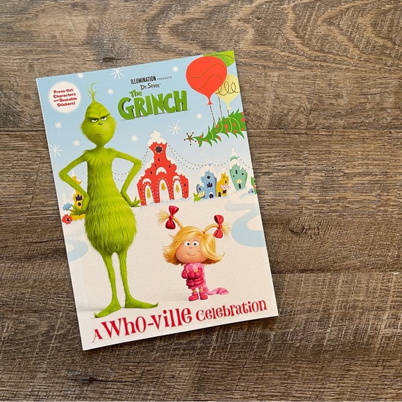 Other | Dr Seuss The Grinch A Whoville Celebration Sticker And Activity ...